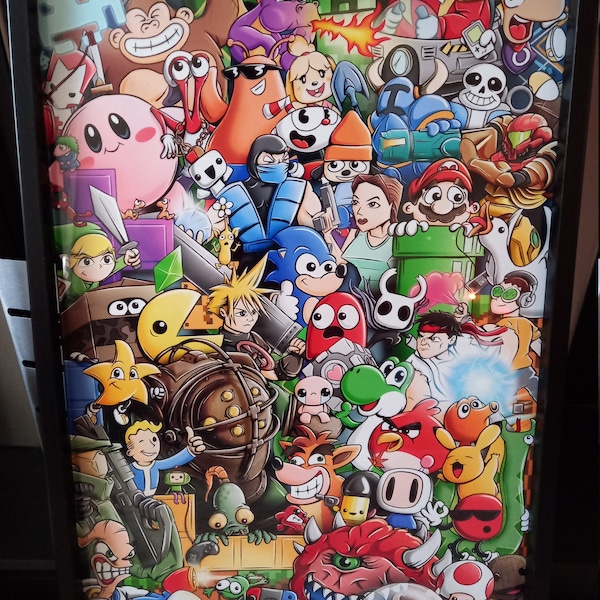 Video Game Print | Game Characters Art Print | Xbox | Nintendo ...