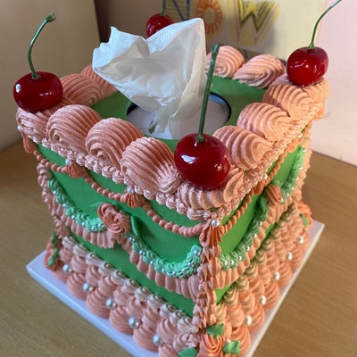 Cake Tissue Box Holder - Etsy