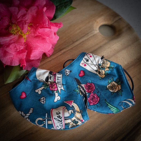 Reusable Mask Pattern Tutorial Face Mask Download PDF, Adult Size - Etsy