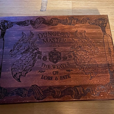 Custom Dungeon Master Screen Wooden RPG Screen Gift Table - Etsy