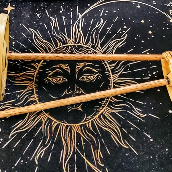 Conical Support or Drop Spindle for Spinning Wool and Other Fibers in ...