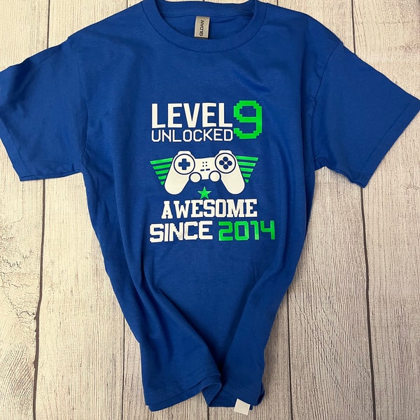 Level 9 Unlocked Svg 9th SVG PNG JPEG Cricut or Silhouette Cut File - Etsy