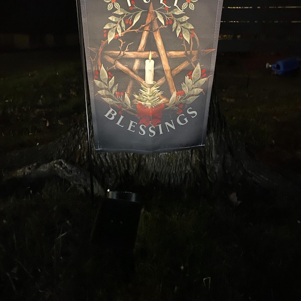 Mabon Fall Equinox Garden Banner Wheel of the Year Lawn Ornament Witch ...