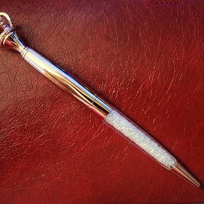 QUEEN CROWN PEN Large Crown Top Pens Crystal Gem Wedding Pen Luxe ...