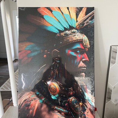 Atabey Portrait, Taíno Mural Art, Taino Art - Etsy