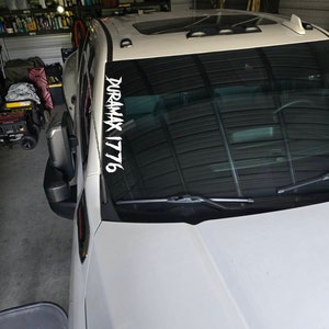DILLIGAF 22 Windshield Vinyl Decal Sticker D.I.L.L.I.G.A.F. Diesel ...
