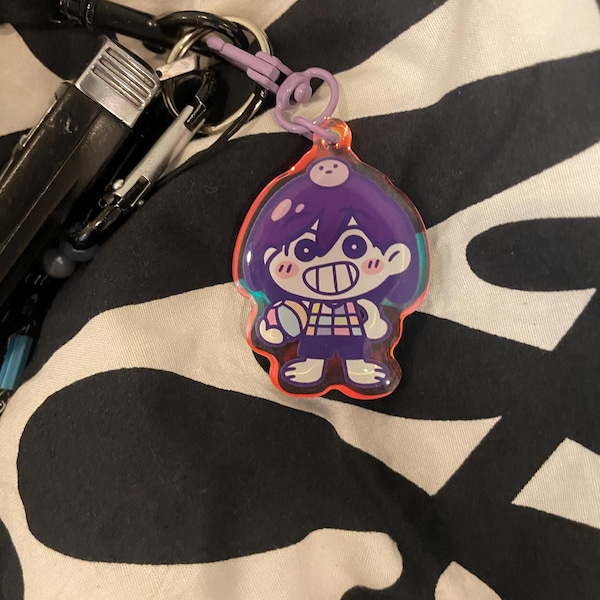 OMORI Rainbow Acrylic Epoxy Keychains OMORI, Aubrey, Kel, Hero, Mari ...