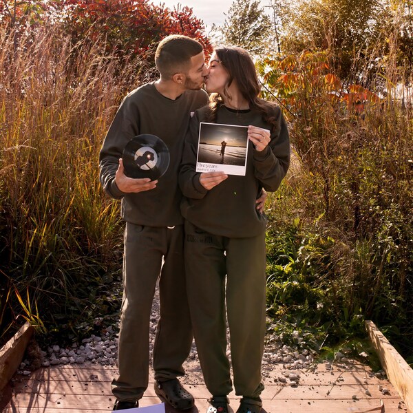 Vintage Vinyl Record Label Template for Wedding Guestbook Alternative ...