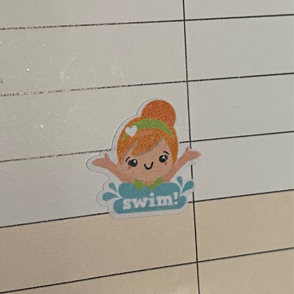 42 Cute Swim/swimming Girl Planner Stickers - Etsy