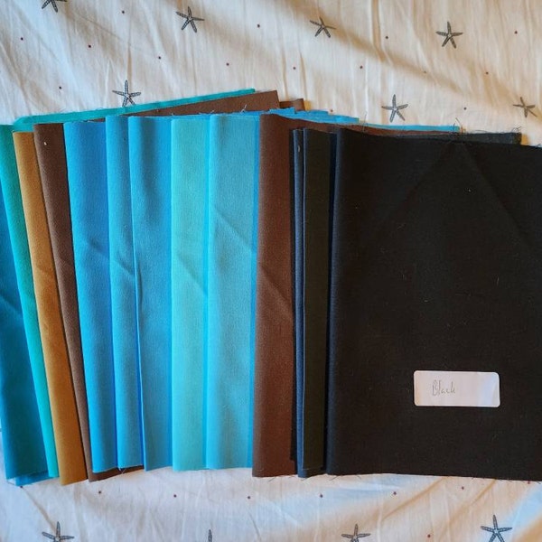 Booklet Pouch Pattern and Kit Options by Aneela Hooey With Moon Garden ...