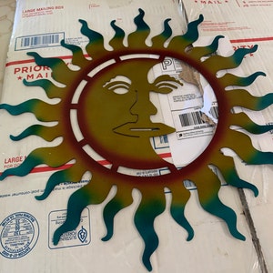 Metal Sun Laser Cut Metal Sun Laser Cut Wall Art Wall Art | Etsy
