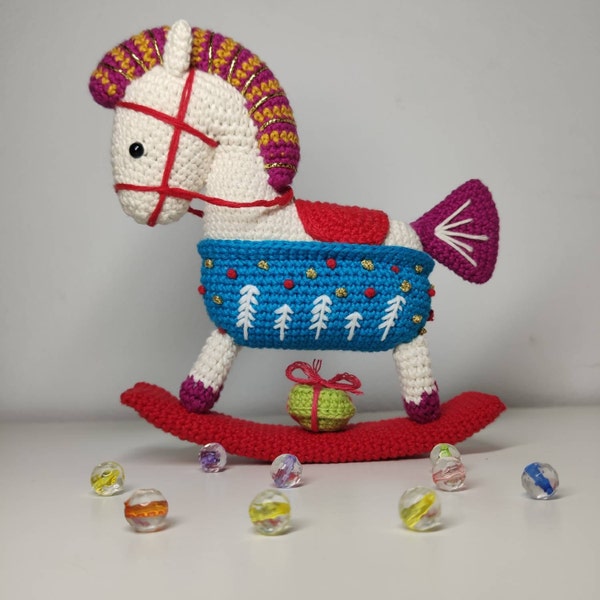 Crochet Pattern Rocking Horse | Amigurumi Crochet | PDF Pattern ...