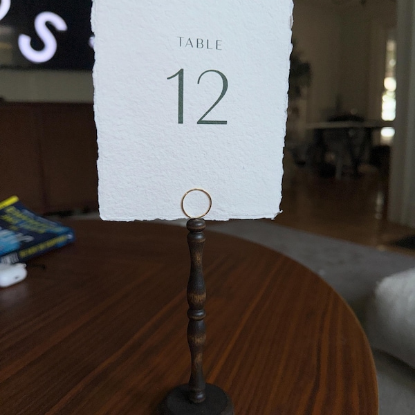 Gold Table Number- Wedding, Table Number Stand/ Wedding Table Gold ...