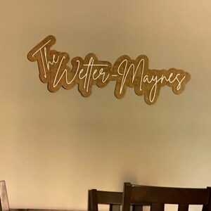 Large Last Name Sign Wedding Name Sign Wood Last Name Sign Wedding ...
