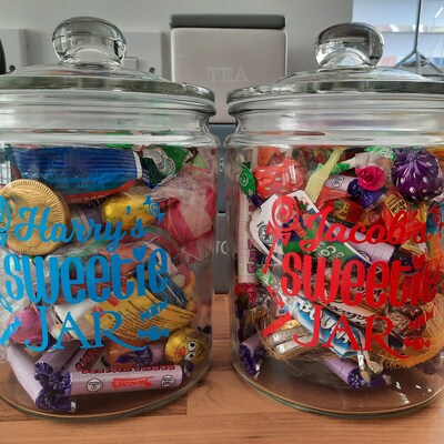 Personalised Sticker/label/decal for Sweet Jar... Add Your Own - Etsy