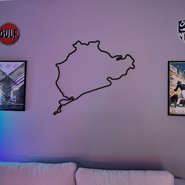 COTA Circuit of the Americas 3D Race Track Outline| F1 Race Track Wall ...