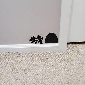 Mickey and Minnie Mouse Hole - Etsy