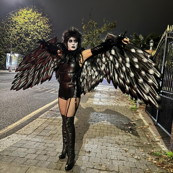 Blue Harpy Wings, Bird Wings, Arm Wings, Blue Wings, Bird Costume ...