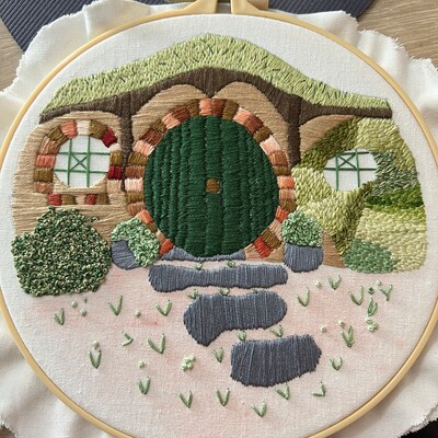 Embroidery Pattern Hand Embroidery Pattern Hobbit Embroidery Shire Lord ...