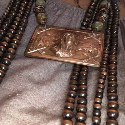 Hand-carved Triple Moon Goddess Stone Pendant - Etsy