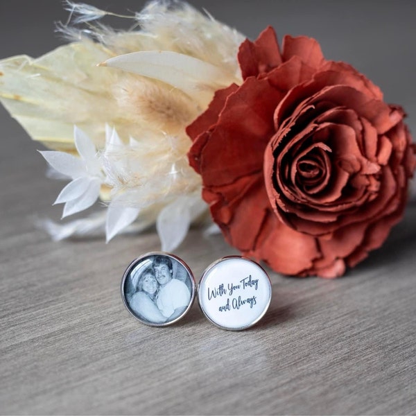 Memorial Cuff Links, the Best Gift You Can Give the Groom for His Wedding Day, Wedding Cufflinks ...