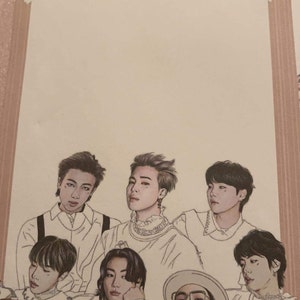 BTS Butter Notepad A6 / Memopad / Bloc De Notas BTS / Notepads | Etsy