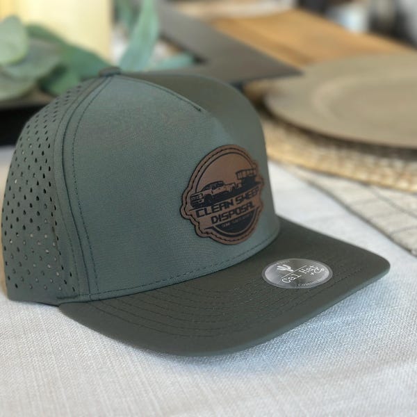 Personalized Father/son Matching Leather Patch Hat | Father Son Hats ...