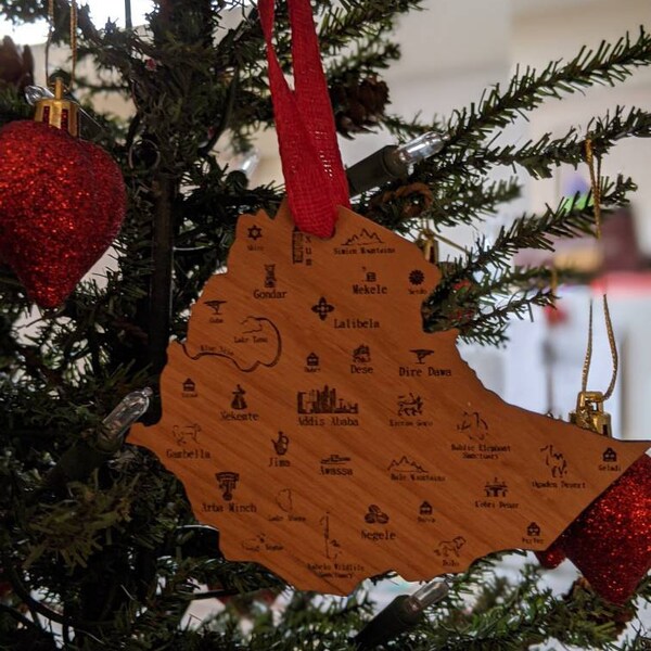 Ethiopia Christmas Ornament, Addis Ababa, Melkam Gena, Haileselassie ...