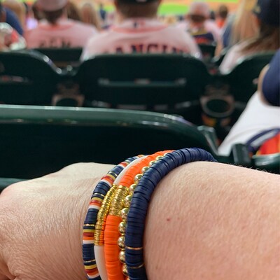 Texas Game Day Bracelets Stack, Arlington Bracelets, Baseball Stack ...