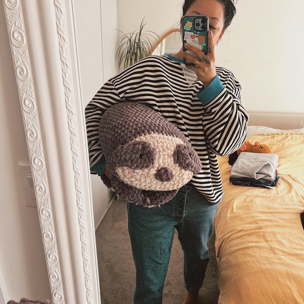 Giant Sloth Crochet Pattern - Etsy