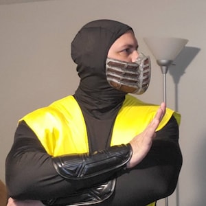 MK9 Boon noob Saibot Alt Costume Face Mask Costume/ Cosplay | Etsy