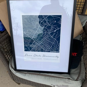 Custom Campus Map, Personalized College Grad Gift - Etsy