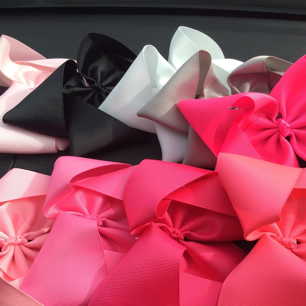 Extra Large 6 Inch Boutique Bow - 2.25 Inch Ribbon - Jojo Style Hair ...
