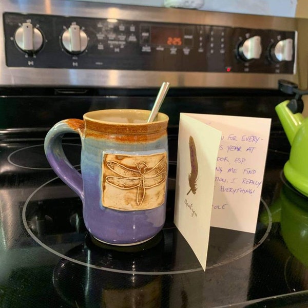 Handmade Pottery Mug Artistic Free Form Mug Beautiful Pottery Mug ...