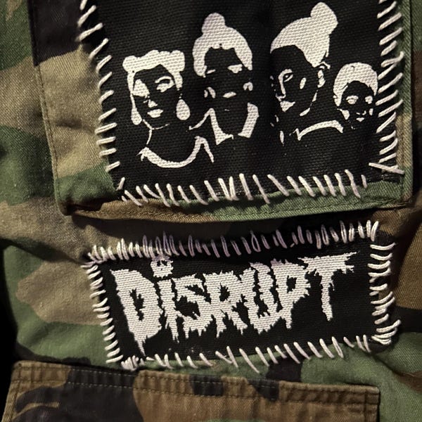 Punk Crust Punk Patches(dystopia,doom, Disrupt,crass,filth,antisect ...