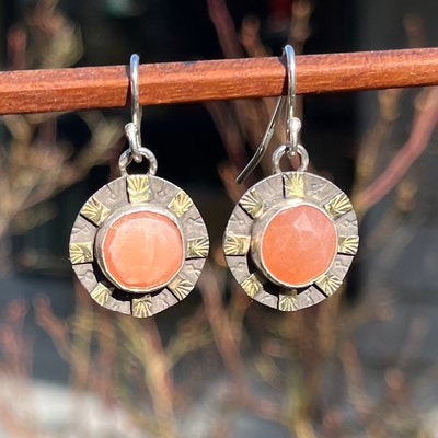 Gemstone Pendant, Neutral Colors - Etsy