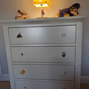 Super Mario Star Drawer Knobs Nintendo Game Room Cute Star Video Game ...