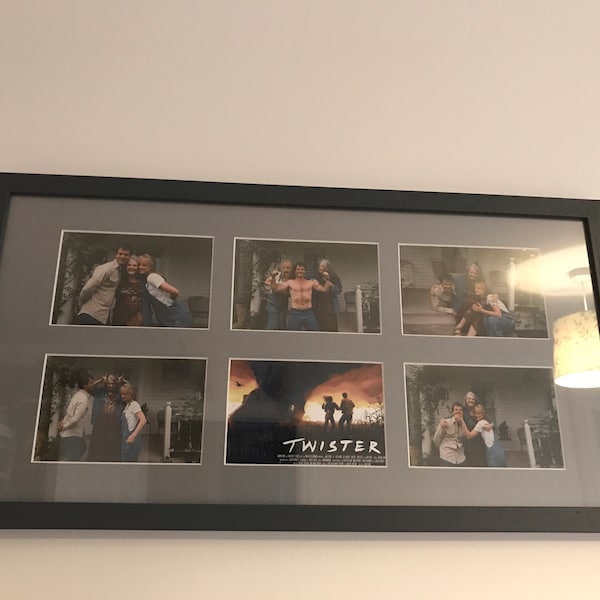 Multi Aperture Photo Frame. Holds Six 6x4" Photos. 30x60cm. Portrait or ...