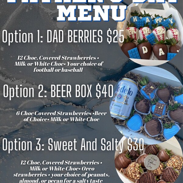 Editable Sweet Treats Menu | DIY Food Flyer - Canva Editable Template ...