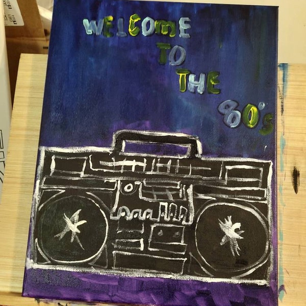 Radio Stencil, Reusable Radio Stencil, DIY Craft Stencil, Large Radio ...