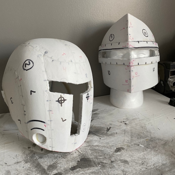 Basic Helmet No.2 -DIY Printable EVA Foam Helmet Pattern for Cosplay ...