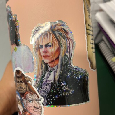 Labyrinth Glitter Stickers - Etsy