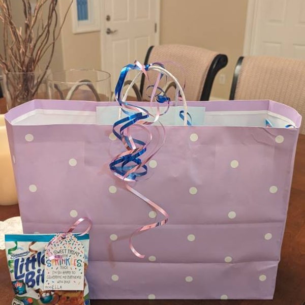 Printable Birthday Treat Tag Classroom Snack Cake Cupcake Cookies ...