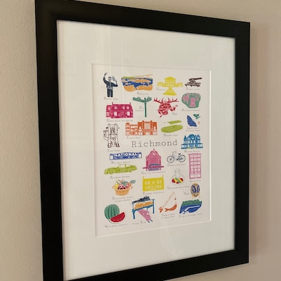 Charleston South Carolina A to Z Wall Art Print by Chufish Studio Abcs ...
