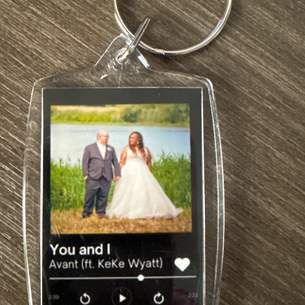 Personalized Polaroid Photo Keychain Custom Gift for Anniversary ...