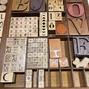 Calendar Clock in Stamp Week Month Date Stamp Planner Diary | Etsy