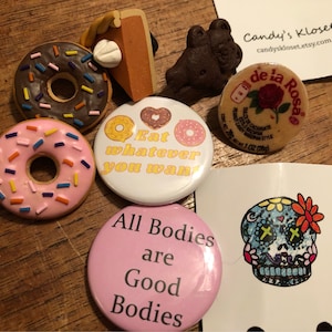 Donut Pins donut Lapel, Doughnut Pin - Etsy