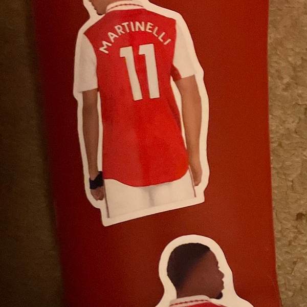 Gabriel Martinelli Vinyl Sticker, World Cup 2022, Premier League ...