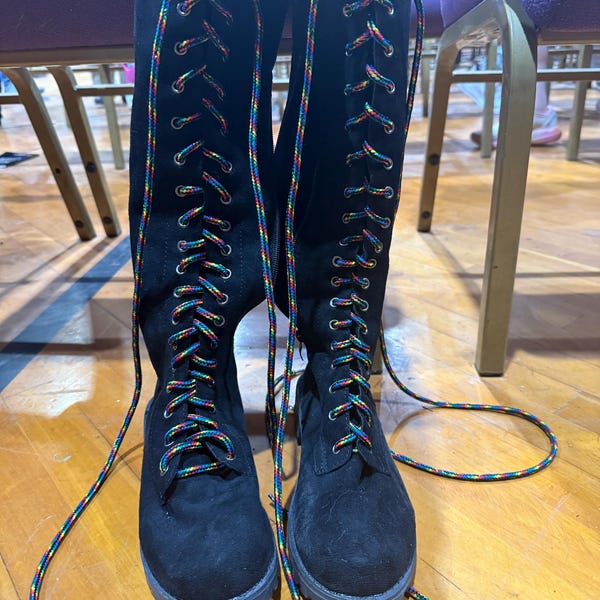 Americana Shoelaces- Red, White & Blue - Etsy