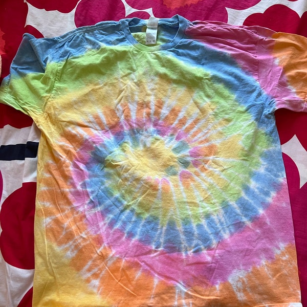BLANK Tie Dye Shirt Minty Rainbow Neon Rainbow Pastel Rainbow Adult ...